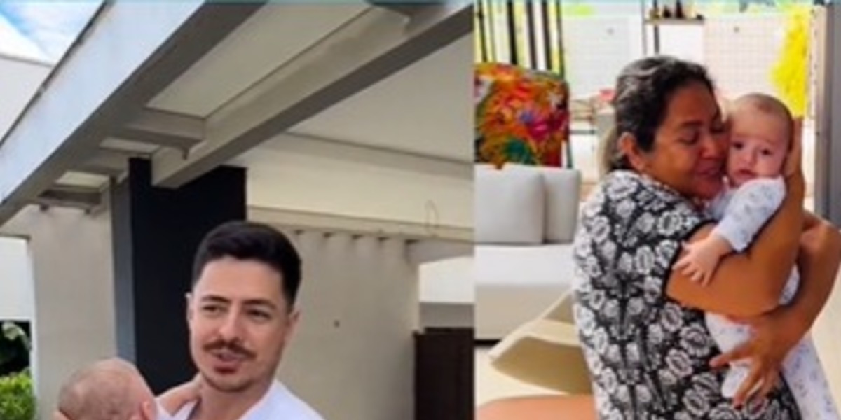 Jacques Vanier volta para o Brasil com o filho e surpreende mãe ...